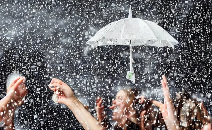 money raining from the sky in melbourne. | Stable Diffusion | OpenArt