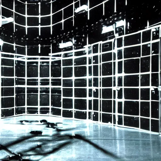 huge very dark empty cargo hall of space station | Stable Diffusion ...