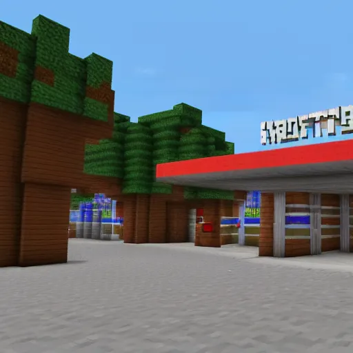 soviet bus stop, by minecraft, 4k | Stable Diffusion | OpenArt