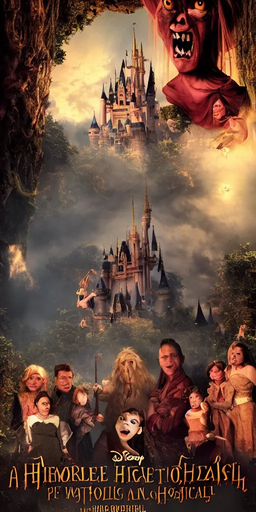 a horrible and scary disney movie, photorealistic, | Stable Diffusion ...