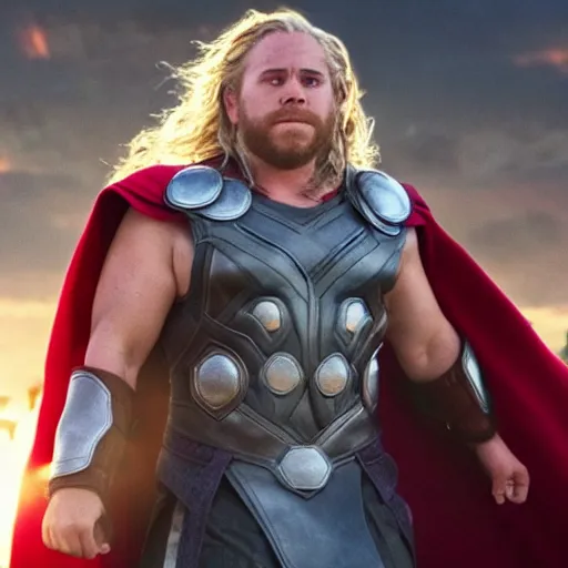 Danny Devito as Thor, still image from Marvel movie, | Stable Diffusion | OpenArt
