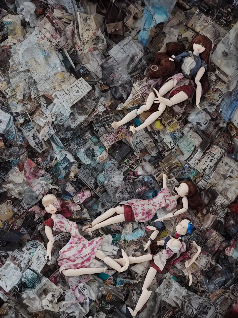 phtorealistic picture of female dolls demounted laying | Stable ...