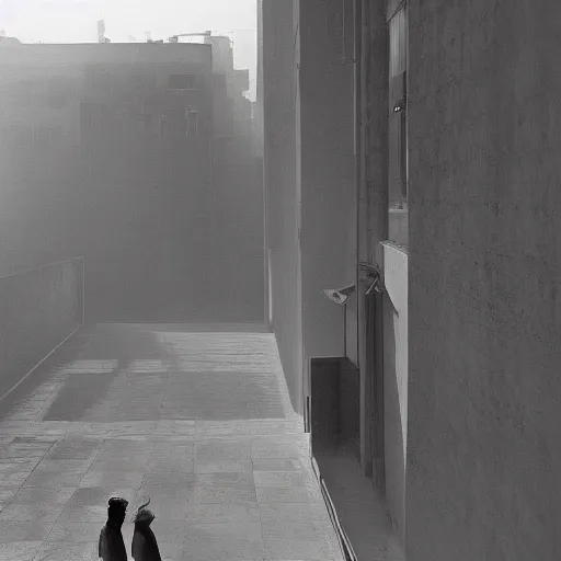 an approaching shadow, photorealistic, brutalist, | Stable Diffusion ...