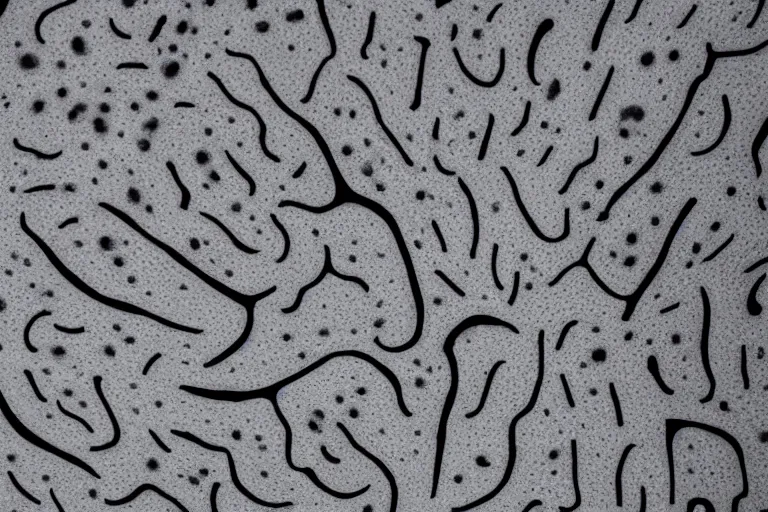 medical detail of brain tissue, white matter, grey | Stable Diffusion ...