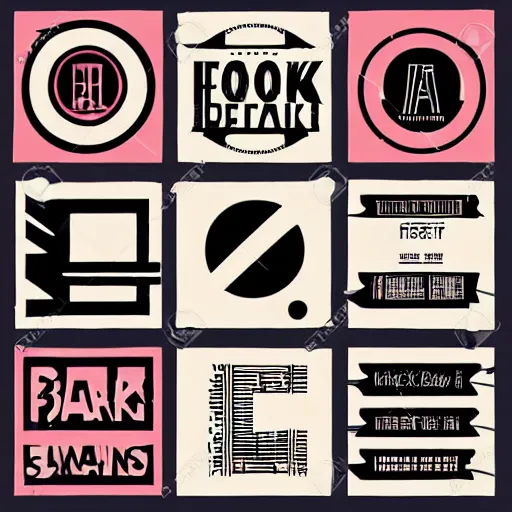 beautiful cool graphic design set list for pitchfork | Stable Diffusion ...