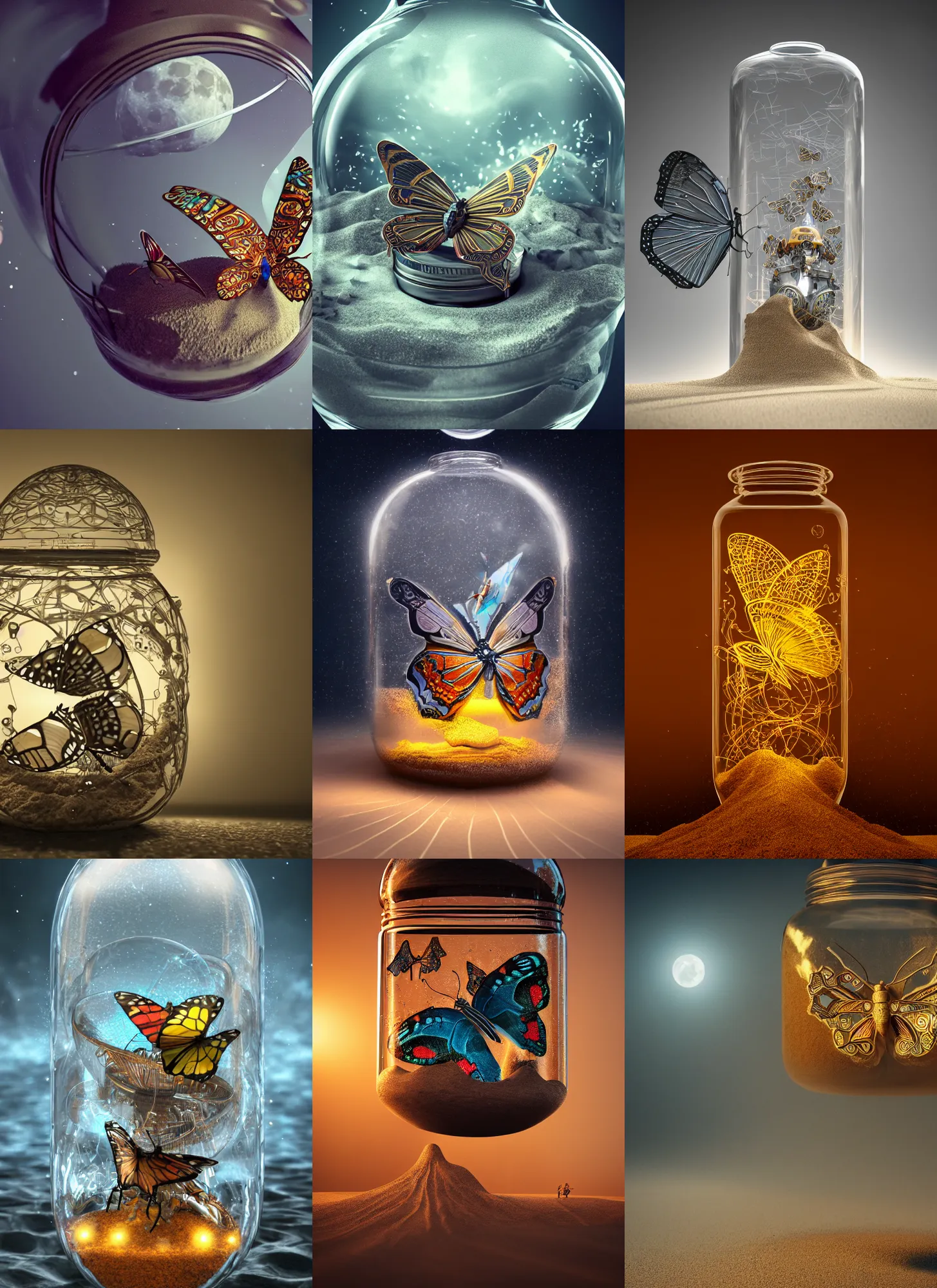 a laboratory, jar on a shelf, inside the jar is a | Stable Diffusion ...