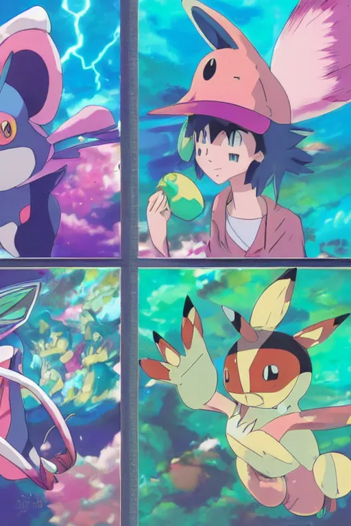 scuffed pokemon card, 4 k digital paint by studio | Stable Diffusion ...