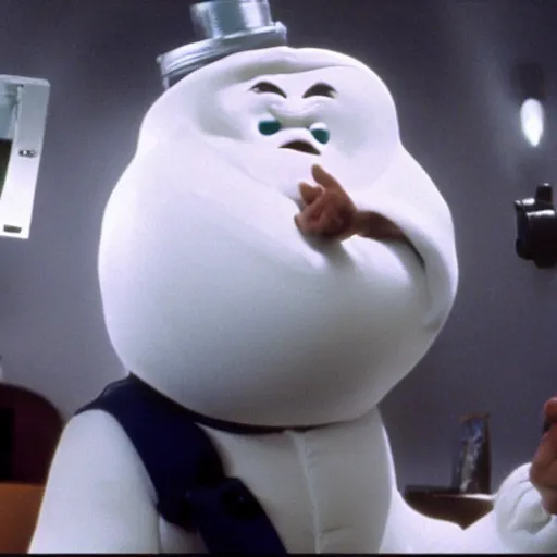 jack black as the stay - puff marshmallow man, movie | Stable Diffusion ...