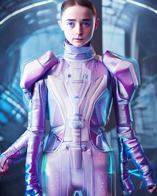 full body shot of raffey cassidy dressed in futuristic | Stable ...