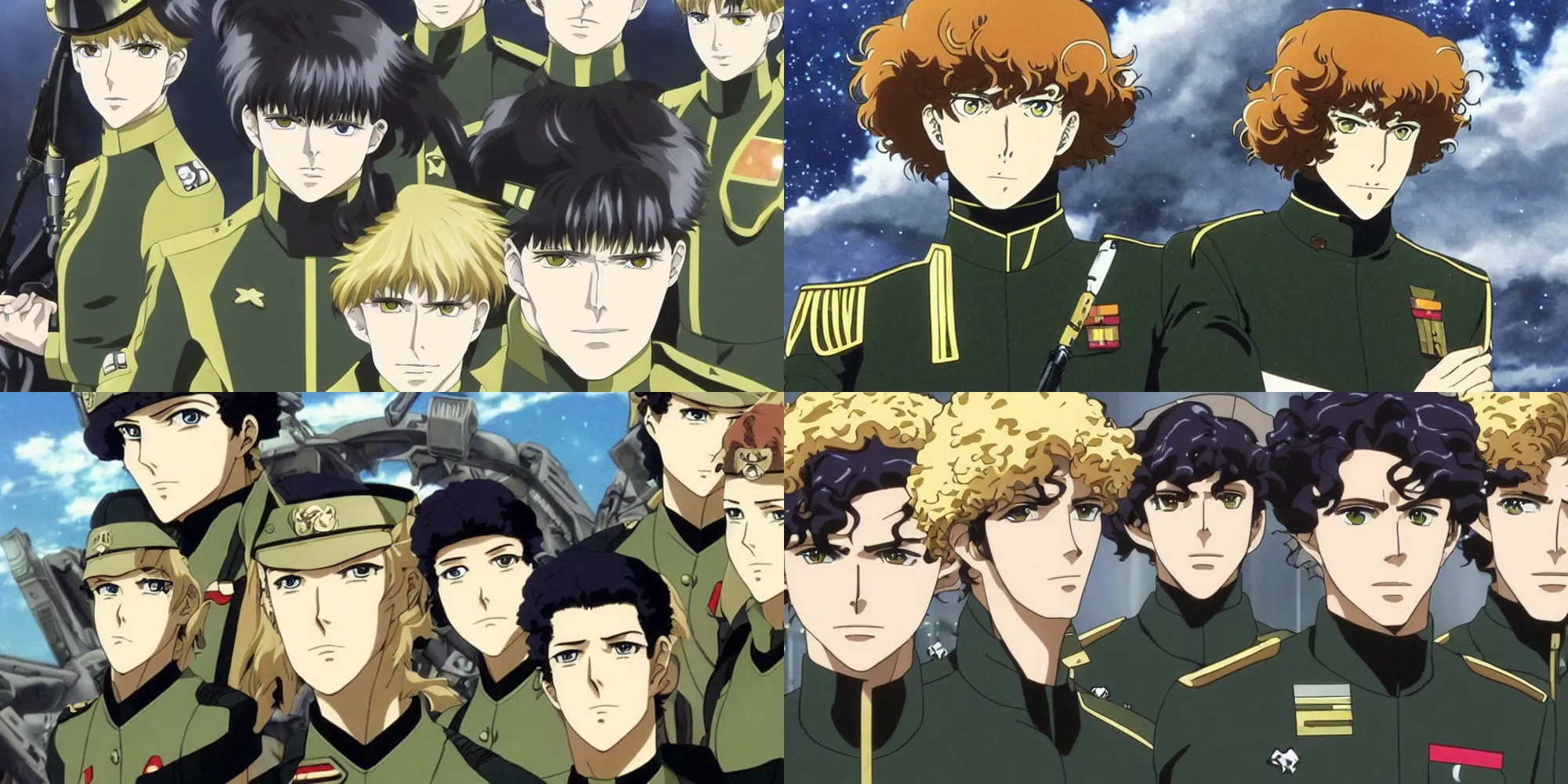 still from the Legend of the Galactic Heroes anime, | Stable Diffusion ...