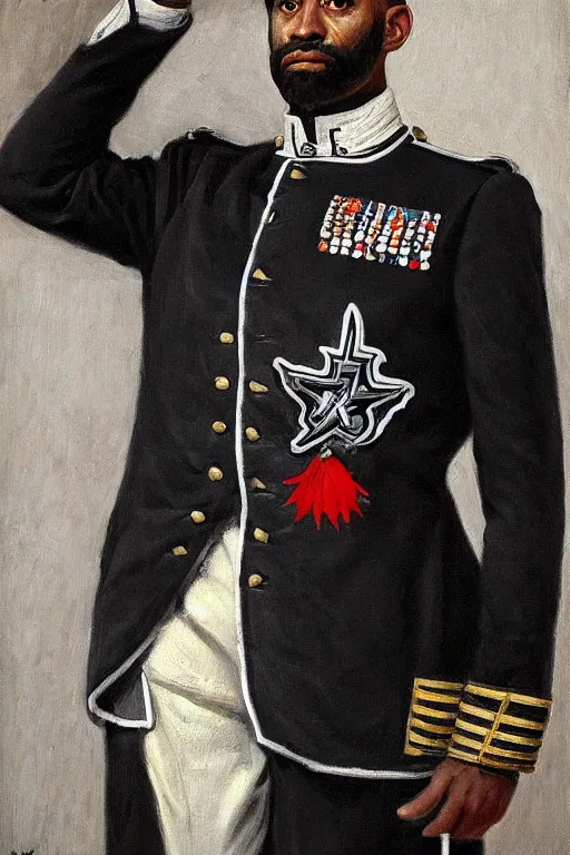 full body portrait of the dictator of the san antonio | Stable ...