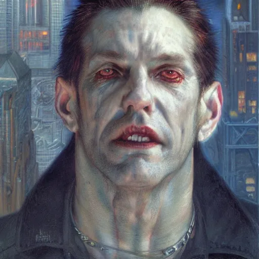 portrait of an urban vampire, by donato giancola and | Stable Diffusion