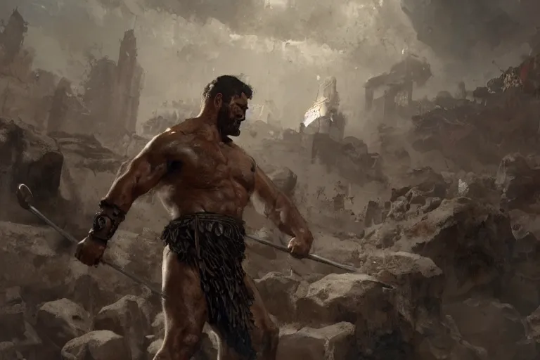 Gladiator, muscular, cinematic lighting, dramatic | Stable Diffusion | OpenArt