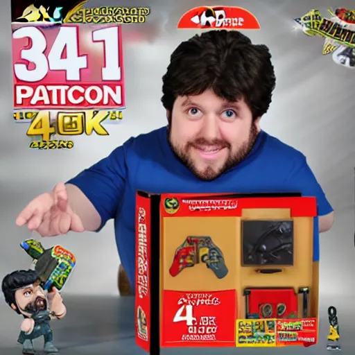Jontron action figure in its package, 4k, highly | Stable Diffusion ...