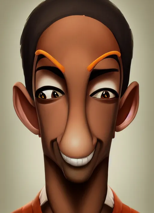 a portrait of humanization of melman from madagascar, | Stable ...