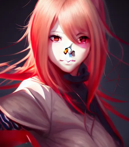 An anime portrait of Mitsuri Kanroji demon Slayer , by | Stable Diffusion