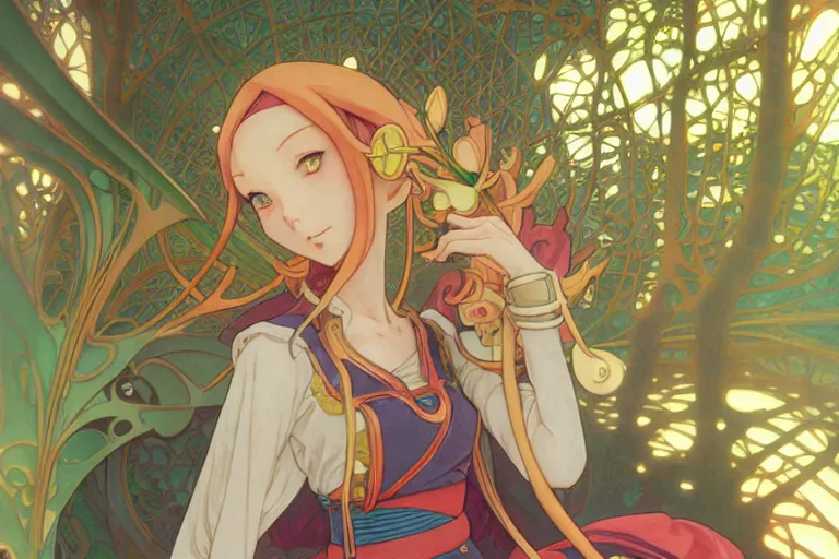 elegant elf girl,noble, detailed, yuya nagai, last | Stable Diffusion