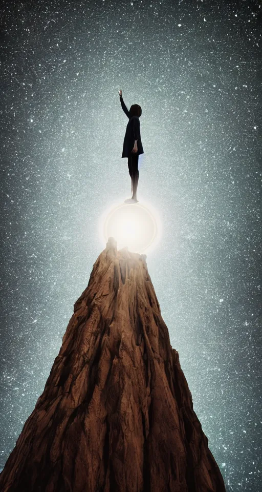 A tall humanoid creature radiating curiosity, caring, | Stable Diffusion | OpenArt