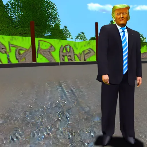 Donald Trump in gmod | Stable Diffusion | OpenArt