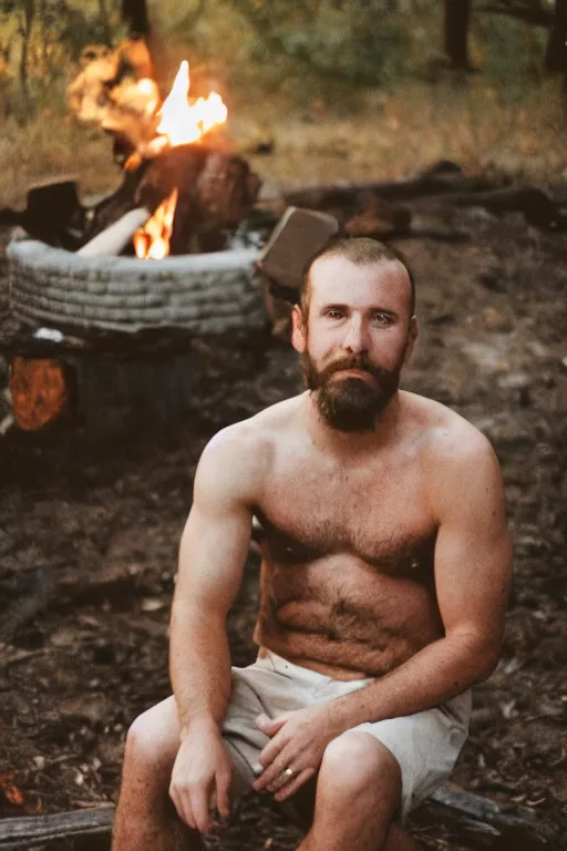 a handsome, rugged, shirtless man in a cowboy hat with | Stable Diffusion | OpenArt