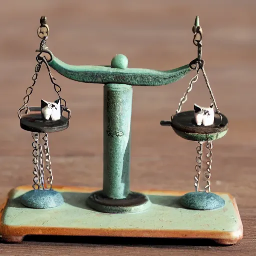 set of balance scales with weights, libra, weighing | Stable Diffusion ...