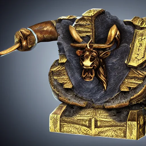 photo of minotaur guardian treasure | Stable Diffusion | OpenArt