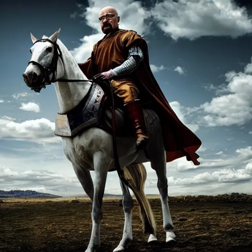 walter white from breaking bad wearing medieval armor | Stable ...