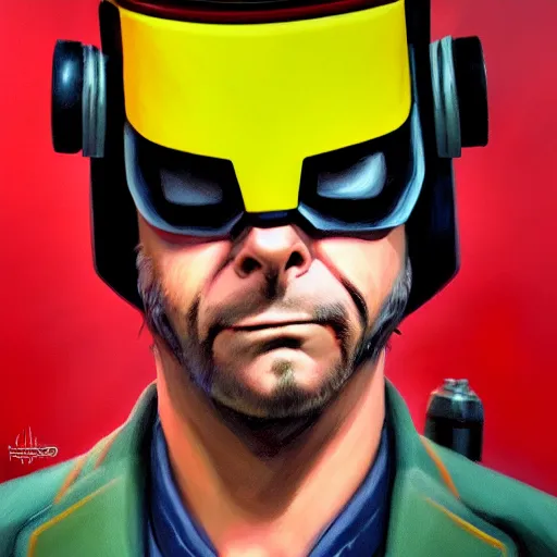 an epic pulp comic book style portrait painting of a | Stable Diffusion