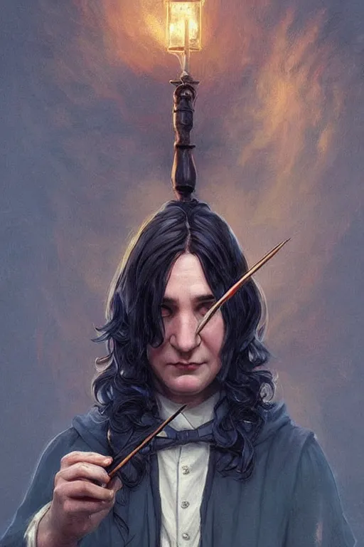 beautiful cottagecore snape from harry potter holding | Stable ...