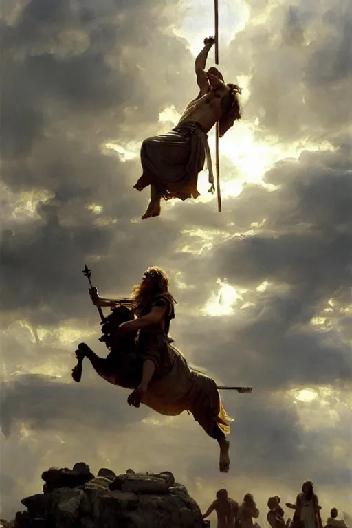 beautiful oil painting portrait of ancient roman god | Stable Diffusion