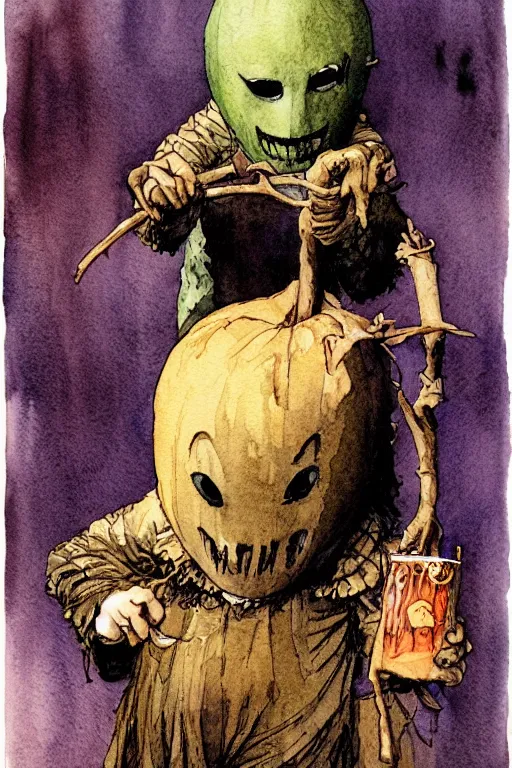 a simple and atmospheric watercolour portrait of sam | Stable Diffusion ...