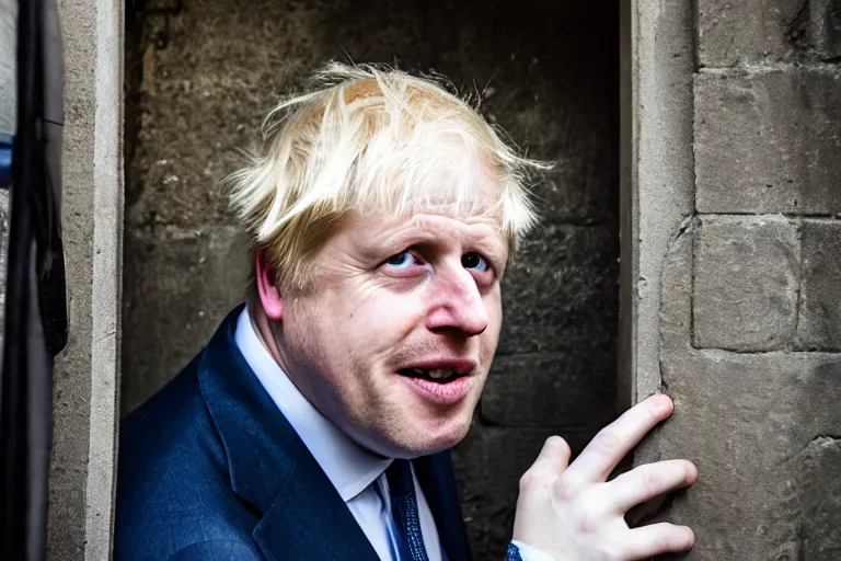 closeup portrait of boris johnson dressed as bowser in | Stable ...