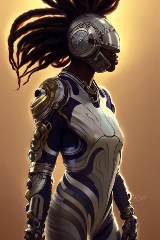 full body Portrait of very beautiful african dreadlock | Stable ...