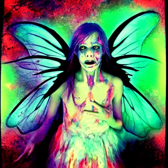 demonic fairy, bleeding colors, big budget movie | Stable Diffusion ...