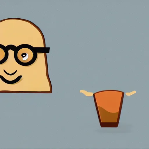 anthropomorphic bread toast character, with black | Stable Diffusion | OpenArt