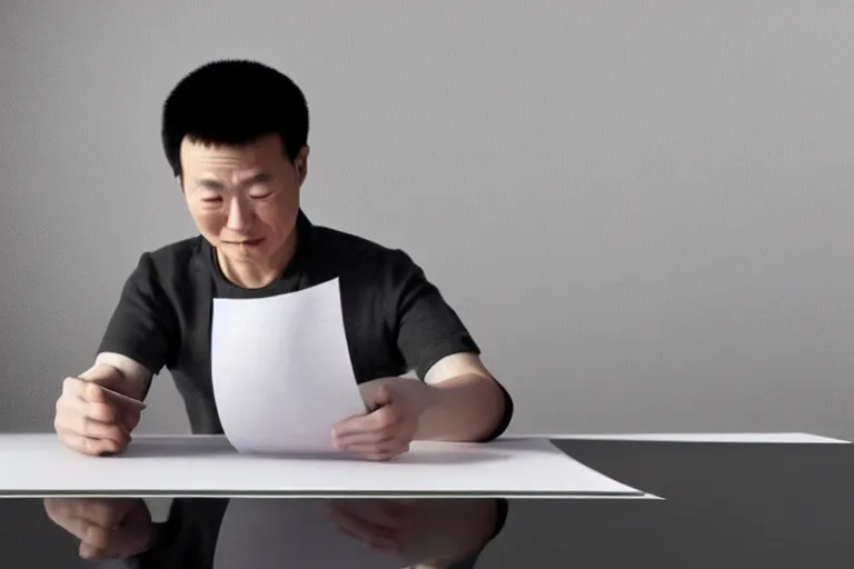 still photo of a chinese man inventing the paper, | Stable Diffusion ...