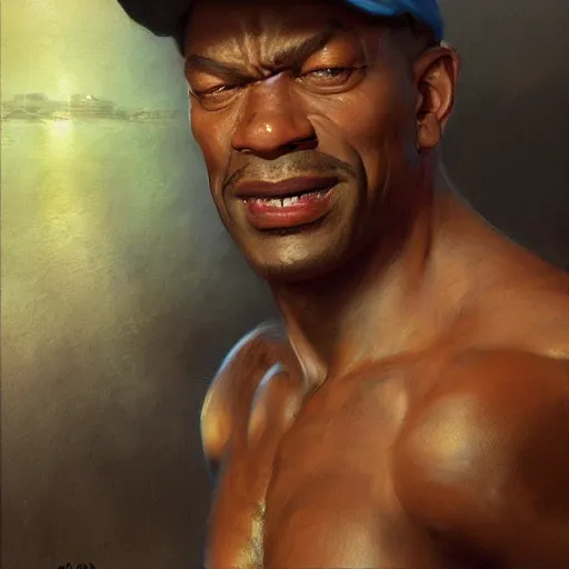carl johnson as super mario face, highly detailed | Stable Diffusion ...