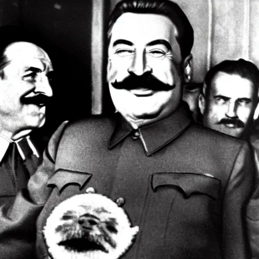 stalin smiles while sniffing tasty big burger | Stable Diffusion | OpenArt
