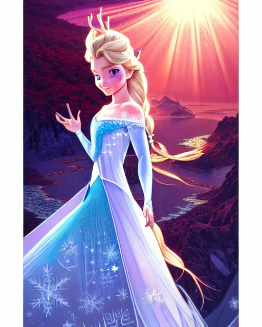 ' princess elsa ', beautiful shadowing, 3 d shadowing, | Stable ...