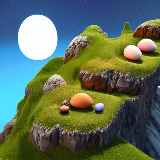 egg mountain, 8k ultra realistic, award winning, | Stable Diffusion | OpenArt