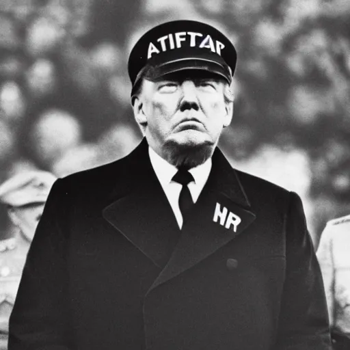 still of donald trump as adolf hitler, 8 k | Stable Diffusion