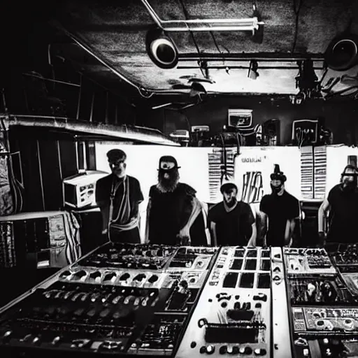 all of the best dubstep producers at an underground | Stable Diffusion ...