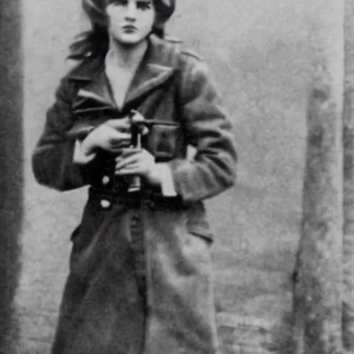 photograph of soviet chekist comrade emma watson, | Stable Diffusion ...