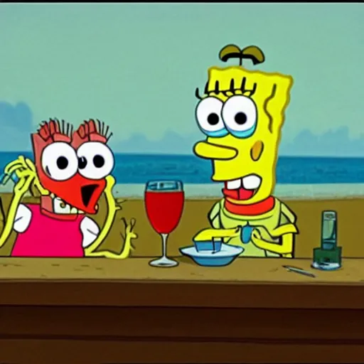 spongebob in lady and the tramp | Stable Diffusion | OpenArt