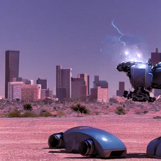 film still of 'Los Angeles Robot Future' (2045). | Stable Diffusion ...