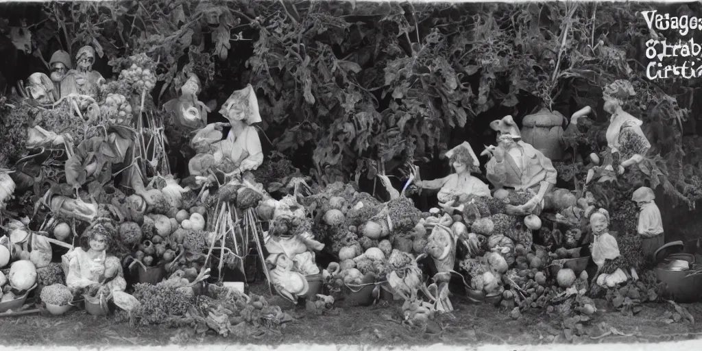 vegetable circus. vintage photo. hyper detail. 8 k | Stable Diffusion ...