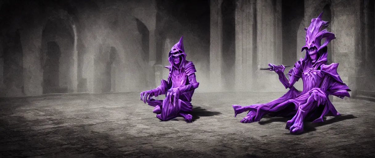 a undead mage lord sitting on a big purple insect lord | Stable ...