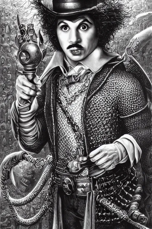 detailed portrait of Charlie Chaplin as a powerful | Stable Diffusion ...
