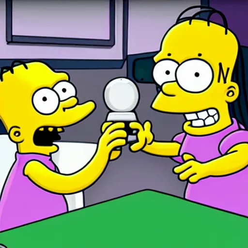 Squid Game (2021) episode featuring The Simpsons | Stable Diffusion ...