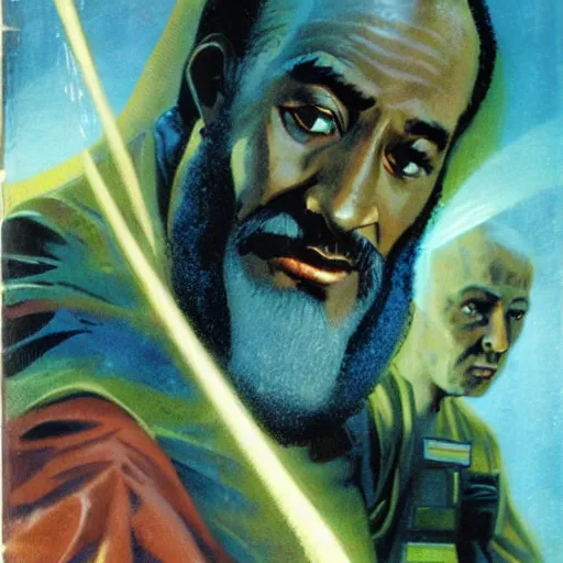 the story of Moses, pulp sci-fi art, space opera | Stable Diffusion ...